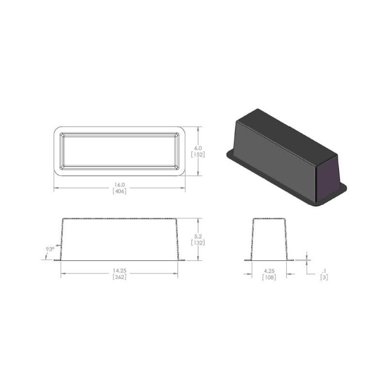 14″x4″ Transition Box – Climax Marine Services