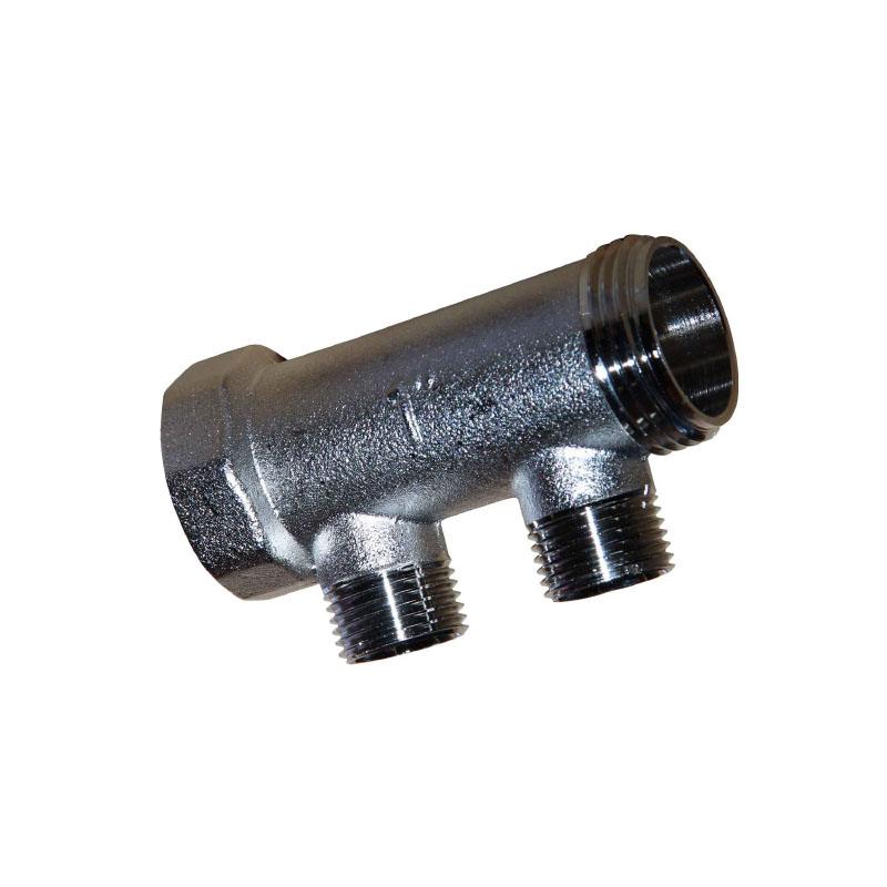 1" Inlet 1/2" Outlet 2 Hole Manifold - Climax Marine Services