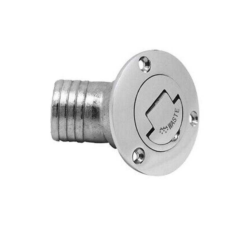 2" DECK FILL CAP KEYLESS ANGLED NECK WASTE 316 SS - Climax Marine Services